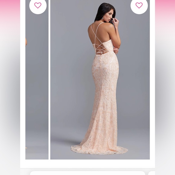 PromGirl | Dresses | Promgirl Corsetback Long Sequent Prom Dress | Poshmark